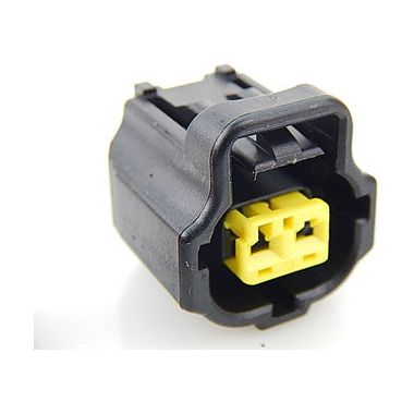 Tyco 184000-1. Connector 2-way Female SSC, Black, Code A | Connector ID