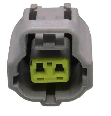 Tyco 184006-2. Connector 2-way Female SSC, Gray, Code D | Connector ID