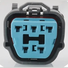 Sumitomo 6189-0618. Female Connector, 5 way HX 090 Sealed, Black ...
