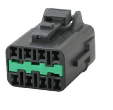 Yazaki 7123-7780-40. Female 8-way Connecor 62 series, Type Z, Gray ...