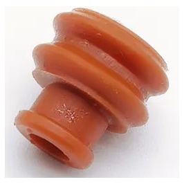 Yazaki 7157-3571-80. Wire Seal, 250 X. Brown, Silicone | Connector ID
