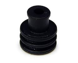 Yazaki 7158-3083. Wire Seal, YESC 6.3 mm, 12-10 AWG, Black, Silicone ...