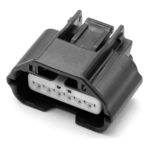 Yazaki 7283-8850-30. Female Connector 6-way RH 025 Series, Sealed, Black| Connector ID