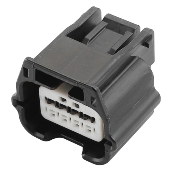 Yazaki 7283-8855-30. Female Connector 8-way RH 025 Series, Sealed, Black| Connector ID