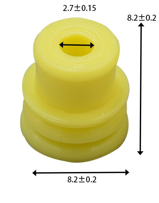 TE 963245-1. Direct Equivalent WIre Seal, SPT 6.3mm, Yellow | Connector ID