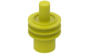 GEP PDM-TWS-P. Cavity Plug, Yellow, Silicone | Connector ID