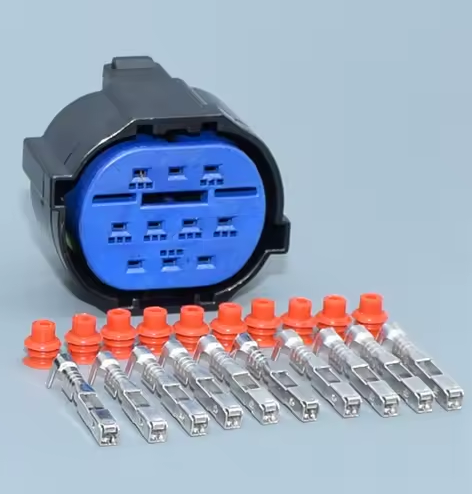 KUM HP406-100-21. Sealed 10-way AWP 060 Female Connector| Connector ID