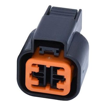 KUM PB625-04027. Connector 4 Way Female, NMWP 090, Black, Sealed ...