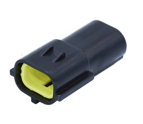 Tyco 174354-2. Connector 2-way Male SSC, Black | Connector ID