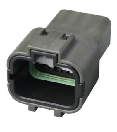 Yazaki 7222-7780-40. Male 8-way Connecor 62 series, Type Z, Gray ...