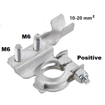 MTA 1507800. Crimp Type Double Stud Positive Battery Terminal M66DX ...