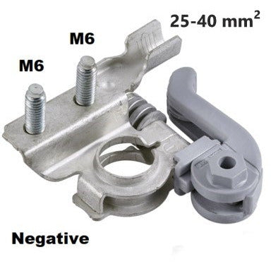 MTA 1507955. Crimp Type Double Stud Negative Battery Terminal M66DX ...