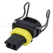 CID4023Q-1.5-21 Conn Asm 2F, 1.5mm, Sealed, Black — Connector ID