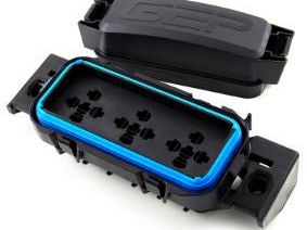 GEP PDM-T3BA1-B Sealed PDM for Three (3) ISO Mini Relays with Cover w ...